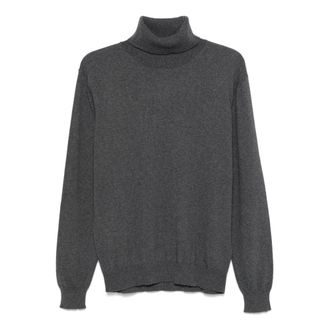 Dondup Kaschmir Seide Grauer Pullover - - Knitwear - Herren - Grau - L