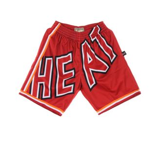 Mitchell & Ness Miami Heat Basketball Shorts Hardwood Classics - - Sport - Herren - Rot - L