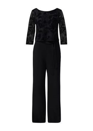 Comma Jersey-Jumpsuit im Fabric Mix