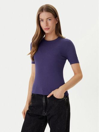 Calvin Klein T-Shirt LV044D246G Violett Slim Fit