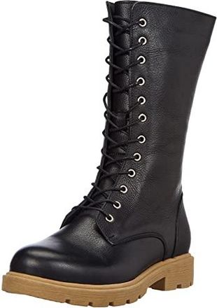 Andrea Conti Bottes pour Femme Tendance, Noir, 37 EU