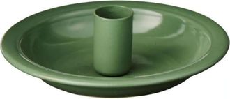 Ib Laursen Kerzenhalter - Metall - Farbe: gr&uuml;n - (&Oslash;xH) 8,5 x 2,5 cm