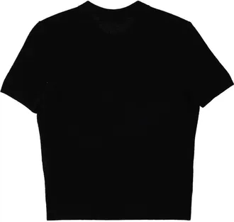 T Alexander Wang Logo Wool T-Shirt - Black