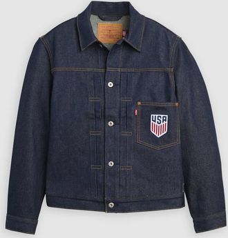 Levi's U. s. Soccer Type I Jacke - Herren - Blau / Blau