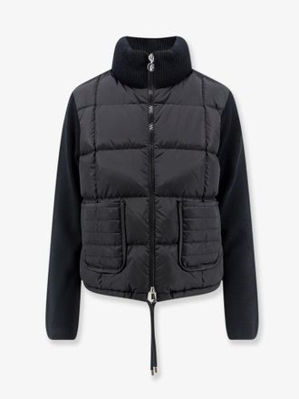 Moncler Nylon down jacket with virgin wool inserts - MONCLER - gender_Woman