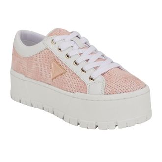 Guess Damen Tesie Sneaker, Cameo White 682, 37.5 EU