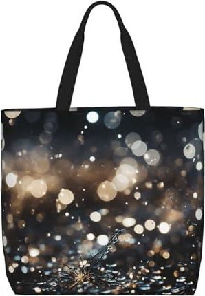 Generic Paillettes Argent&eacute;es Sac Fourre Tout Grand Sacs Pliable Sac &Agrave; Bandouli&egrave;re Pour Shopping Quotidienne Voyage