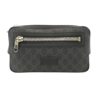 Gucci Sac banane en toile GG Supreme Pre-owned - Femme - Pre-owned - Noir - Taille: ONE Size