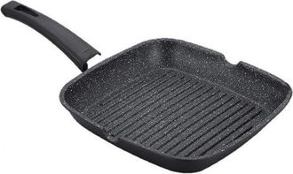 Royalty Line Poêle à griller de 28 cm à revêtement en marbre Aluminium moulé sous pression - revêtement en marbre