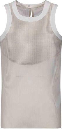 sacai Top - Beige Clair
