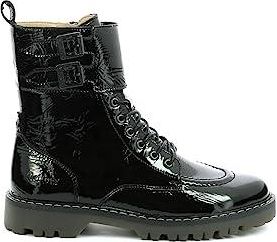 Kickers Deckranger, Bottillons Femme, Noir Vernis, 36