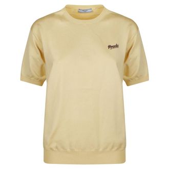 Prada T-Shirts - - Tops - Damen - Beige - M