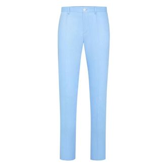 Philipp Plein Homme, Pantalons, Bleu, Taille: 3XL Linen Long Pantalons