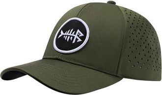 Bassdash UPF 50+ Casquette de Baseball à séchage Rapide Résistante à leau Casquette à visière Ajustable en Maille découpée au Laser pour Hommes et Femmes Pêche