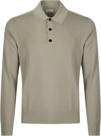 Burberry Homme, Pulls, Vert, Taille: XL Maille Ras du Cou