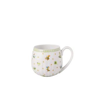 Villeroy & Boch Easter Delight Henkelbecher gr&uuml;n, Becher f&uuml;r Kaffee oder Tee Ostern, Oster Tasse Keramik, Kaffeebecher, Hei&szlig;getr&auml;nkebecher, Premium Porzellan