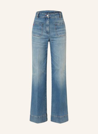 Victoria Beckham Bootcut Jeans Alina blau