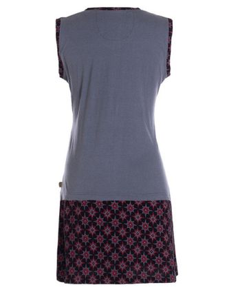 vishes Sommerkleid Damen Sommerkleid Armlos Sternchen-Kleid Tunika-Kleid T-Shirtkleid Boho, Goa, Guru Style
