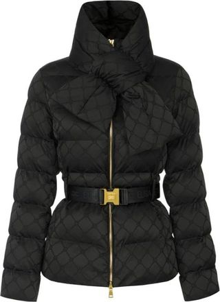 Elisabetta Franchi Damen, Jacken, Schwarzk, XSGröße