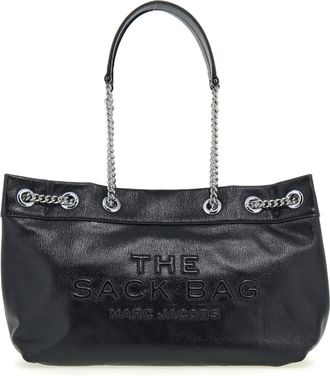 Marc Jacobs Damen The Chain Sack Bag, Schwarz