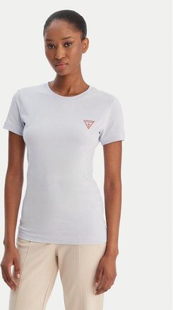 Guess T-Shirt W2YI44 J1314 Himmelblau Regular Fit