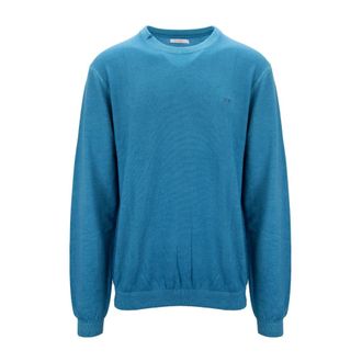 Sun 68 Merino Wollpullover - - Knitwear - Herren - Blau - 2XL