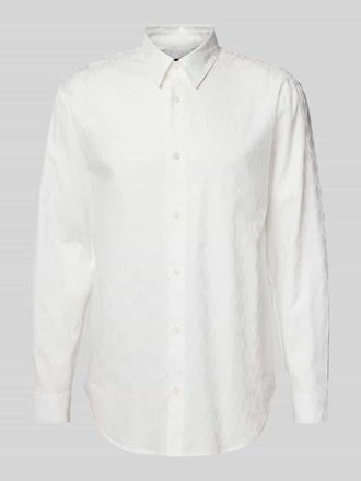 A|X Armani Exchange Regular Fit Freizeithemd mit Knopfleiste