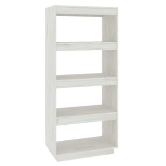 Generic Massivholz Kiefer B&uuml;cherregal, Regal, Standregal, Aktenregal, B&uuml;roregal, Raumtrenner Aufbewahrung f&uuml;r Wohnzimmer(Nat&uuml;rlich 40x35x71cm) (Wei&szlig; 31)