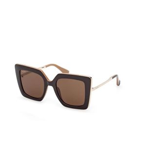 Max Mara Authentische Design4 Brille mit Premium-Qualit&auml;t - - Accessories - Damen - Braun - 52 MM