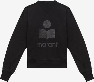Isabel Marant Sweatshirt Glitter Moby - Femme - Noir - Taille 34 - Marant &Eacute;toile - cadeau de no&euml;l femme