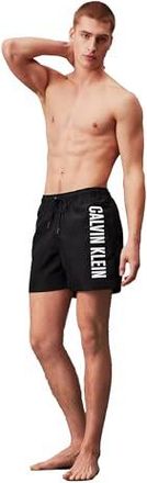 Calvin Klein Short de Bain Homme Medium Drawstring Mi-Long, Noir (Pvh Black), XXL