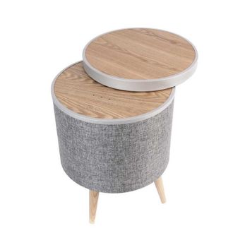 BLOCK Helsinki Eiche Tischlautsprecher Tisch mit Bluetooth Laut&shy;spre&shy;cher von Audio - Block