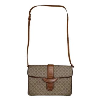 Celine Pre-owned Leder Umh&auml;ngetasche - - Pre-owned - Damen - Beige - ONE SIZE