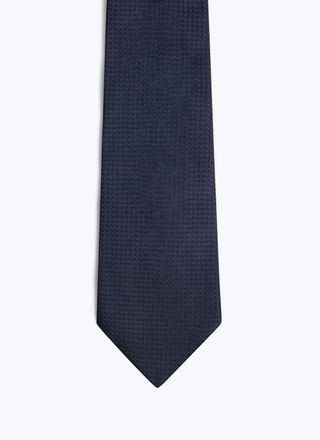 Fursac Cravate en Jacquard de soie - Taille Unique - Homme