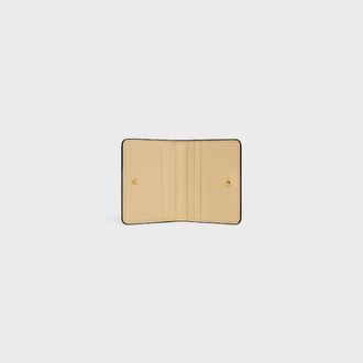 Celine Grained Leather Card Case - Tan