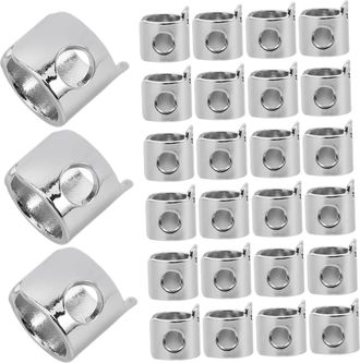 NUOBESTY 30stücke Nadelstangen-fadenführung Zum Nähen Ersatz-nähmaschinennadelführung Metall Stoffschäden Verbessert Stichqualität Für Flache Maschinen