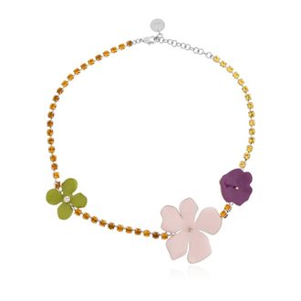 Marni Femme, Accessoires, Multicolore, Taille: ONE Size Crystal Necklace
