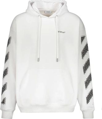 Off-white Homme, Sweatshirts et sweats &agrave; capuche, Blanc, Taille: S Logo SweaT-shirt