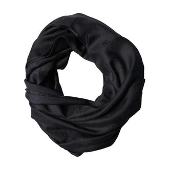 Dolce & Gabbana Homme, Accessoires, Noir, Taille: ONE Size Lace Stole Silk NeckWrap Shawl Scarf