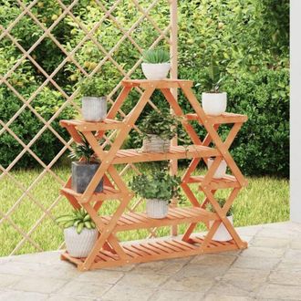 vidaXL Blumenst&auml;nder 110x25x105 cm Massivholz Tanne Vidaxl