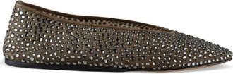Le Monde Beryl Femme, Chaussures, Brun, Taille: 38 EU Mesh Crystal Ballet Mary Jane Flat