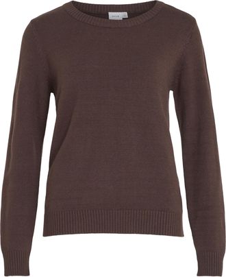 Vila Female Strickpullover Rundhalsausschnitt