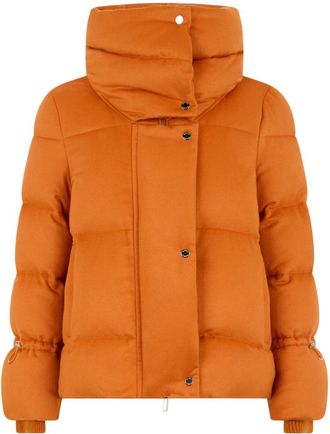 Moorer Veste courte matelass&eacute;e Madeira - Femme - Vestes - Orange - Taille: 36 FR