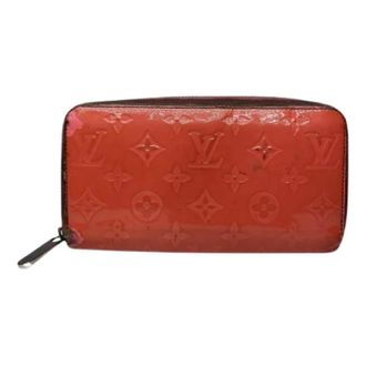 Louis Vuitton Portefeuille en cuir Pre-owned - Femme - Pre-owned - Rouge - Taille: ONE Size
