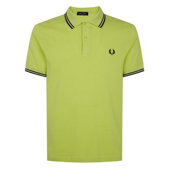 Fred Perry M3600 Shirt - - Tops - Herren - Gr&uuml;n - M