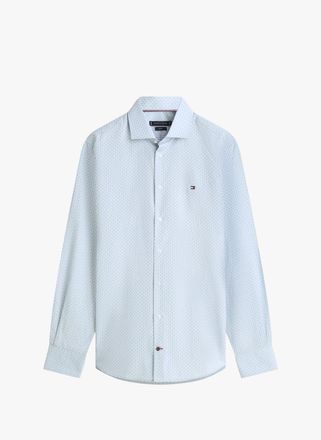 Tommy Hilfiger Chemise manches longues &agrave; motif en coton