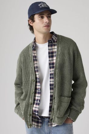 Levi's Cardigan &Agrave; Poche Valencia - Homme - Noir / Kambaba - XL