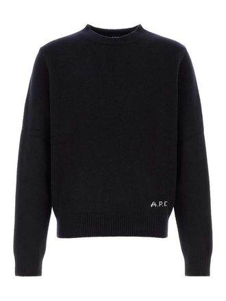 A.P.C. A. P.C. Pull Col Rond - Bleu