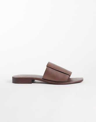 Free People Verona mules en ember-Marron