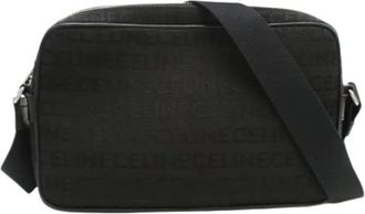 Celine unisex, Pre-owned, Noir, Taille: ONE Size Sac Messenger en Toile Pre-owned